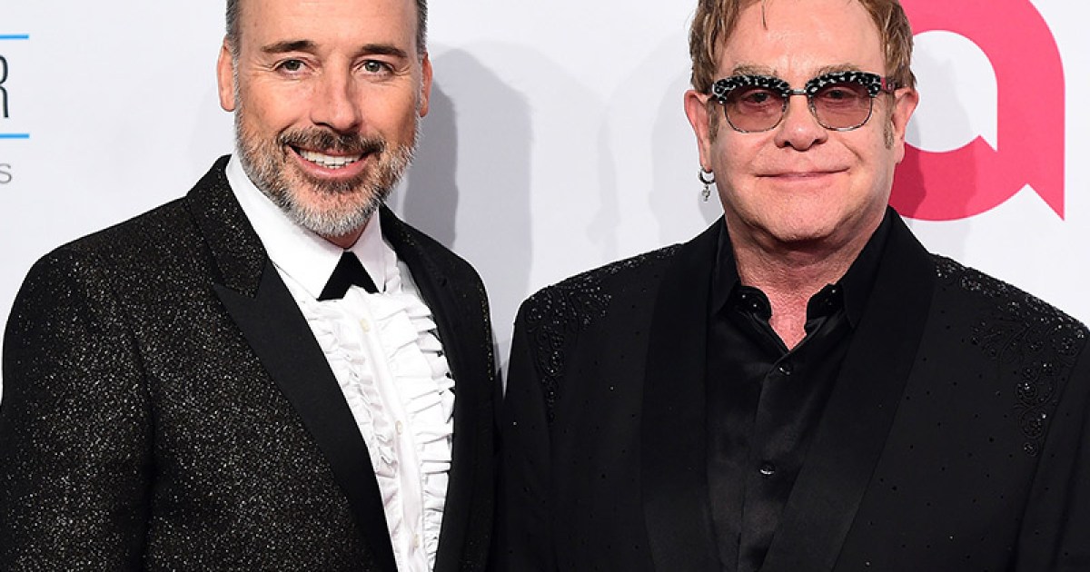 Elton John weds partner of 21 years David Furnish