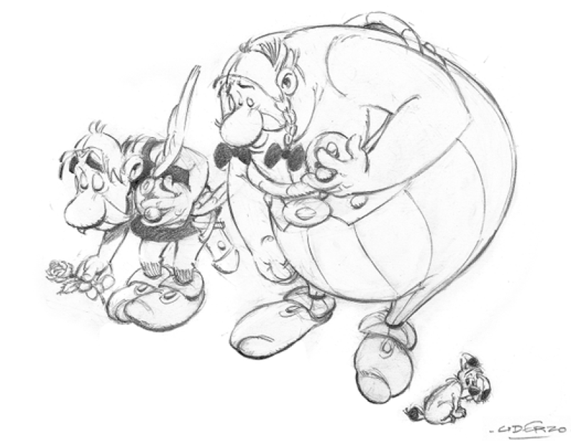 Co Creator Of Asterix And Obelix Pens His Own Cartoon Tributes