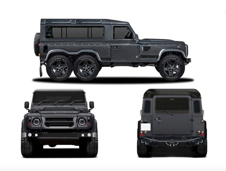 Project Flying Huntsman: a six-wheeled Land Rover is coming