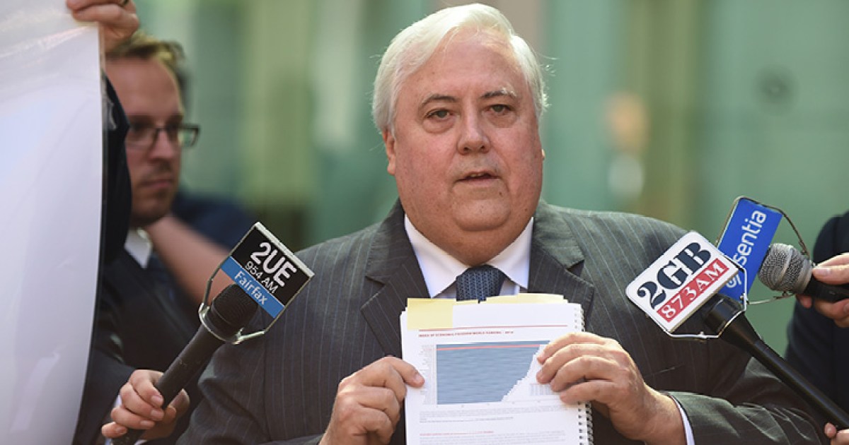 'Commit suicide, Tony Abbott': Clive Palmer