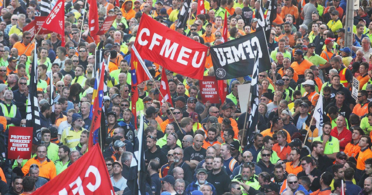 Three of Australia's most prominent unions are to merge