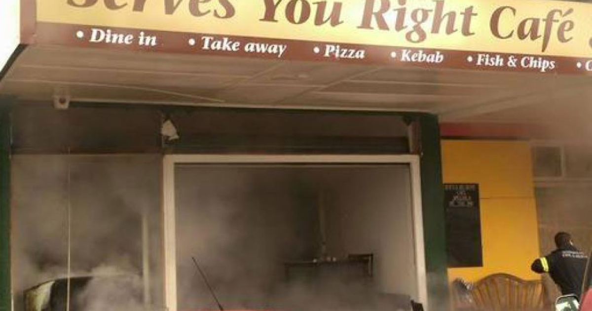 Cafe explosion after car crash | The New Daily