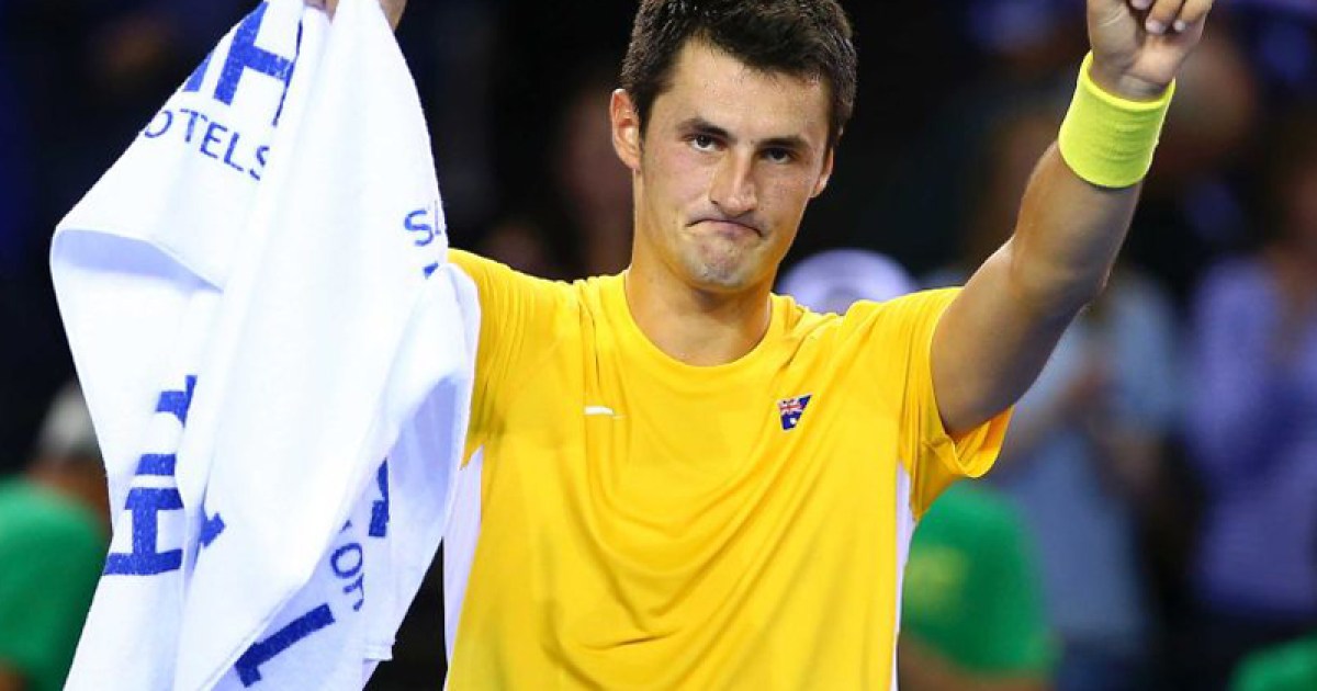 Tomic tops tenacious Evans to level Davis Cup | The New Daily