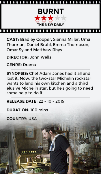 Burnt : Bradley Cooper tries to be Gordon Ramsay | The New Daily