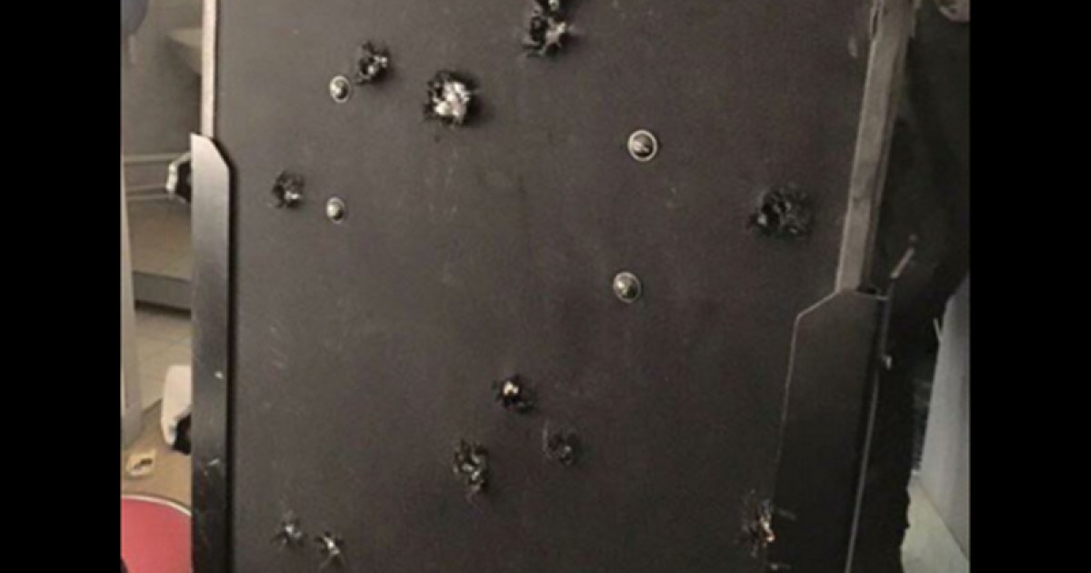 Battered SWAT team shield 'used' at Bataclan | The New Daily