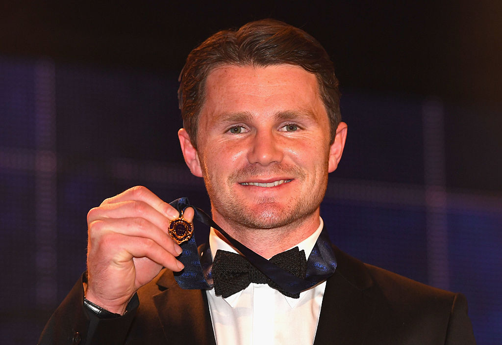 Record-breaking Dangerfield wins Brownlow Medal