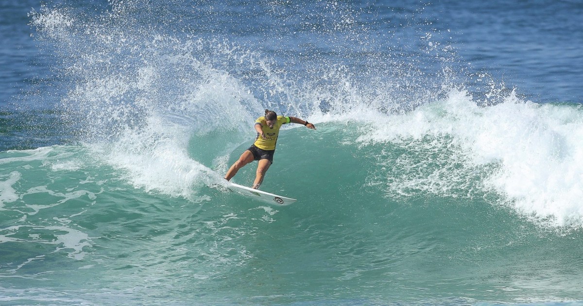 Surfer Tyler Wright a step closer to World Surf League title.