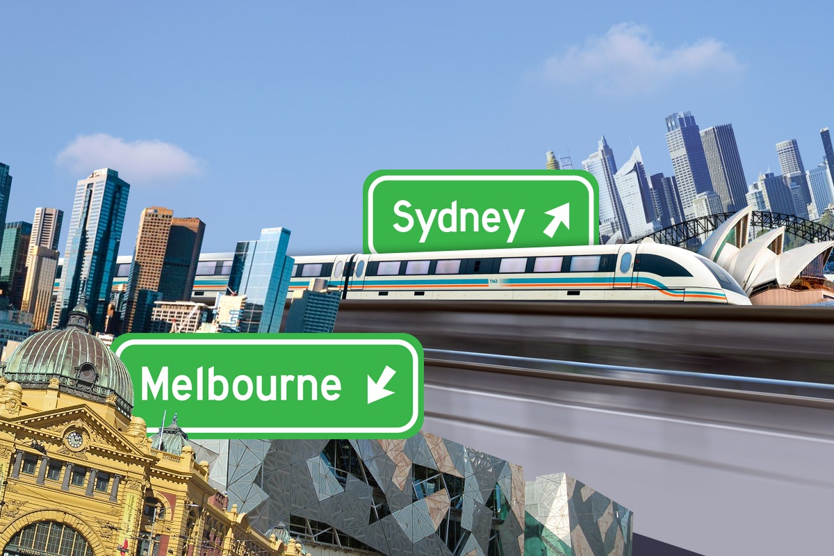 Here's what can get high speed train from Melbourne to Sydney