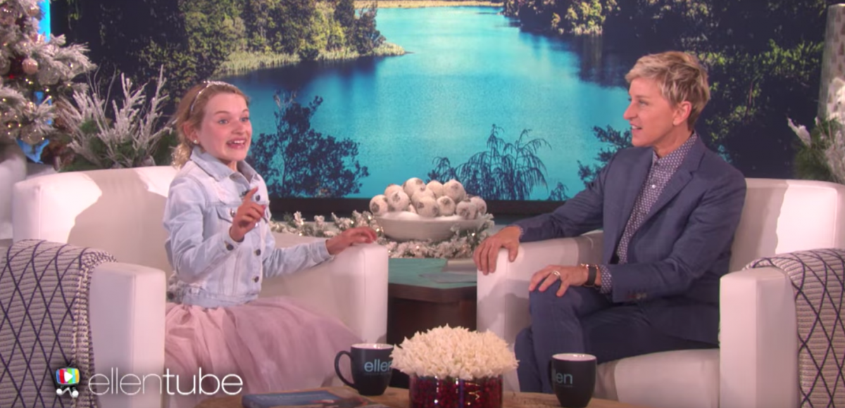 Aussie 11-year-old surfer Sabre Norris wins over Ellen DeGeneres