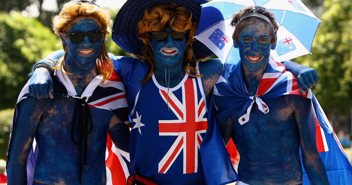 Paint by numbers: census data sketchess 'average' Aussie