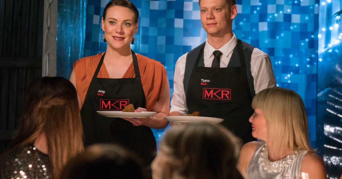 Tyson and Amy score My Kitchen Rules' highest score ever