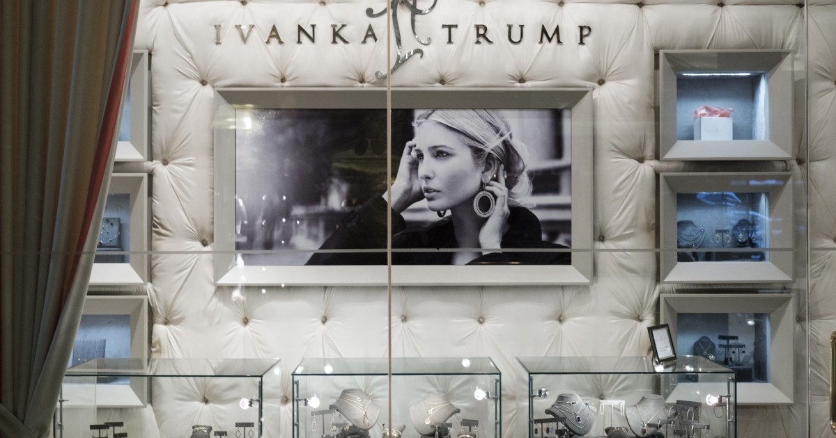 Ivanka Trump clothing linked with 'sweatshop' factory: report