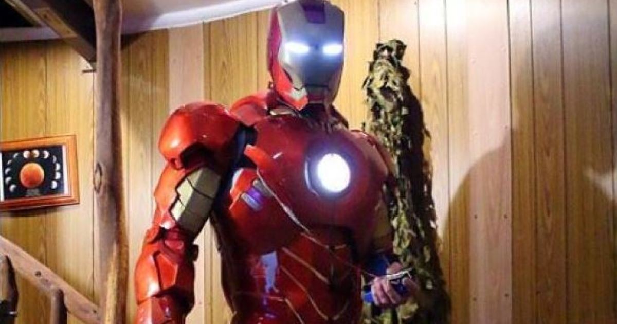 Canberra dad builds iron man suit