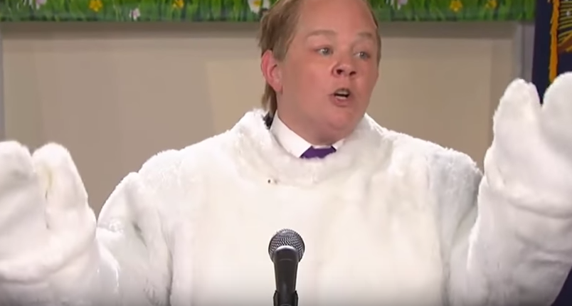 Melissa McCarthy skewers Sean Spicer in SNL Easter sketch