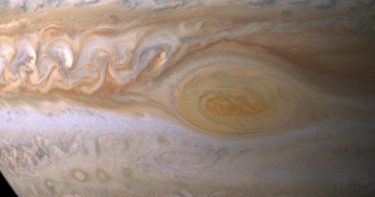 A spacecraft is about to buzz the biggest storm in solar system