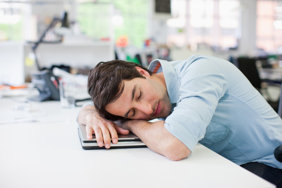 Take naps at work. Apologise to no one