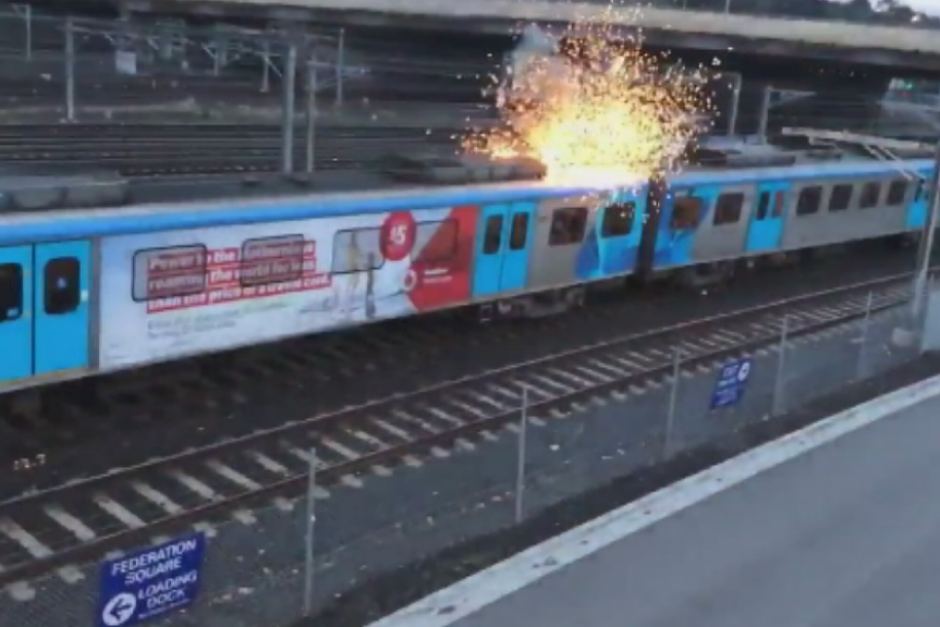 Rush hour passengers evacuated after train explosion scare