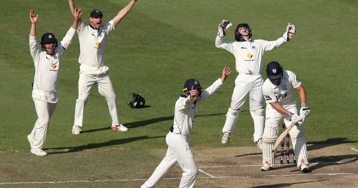 Vics on bottom of Sheffield Shield ladder after draw against NSW