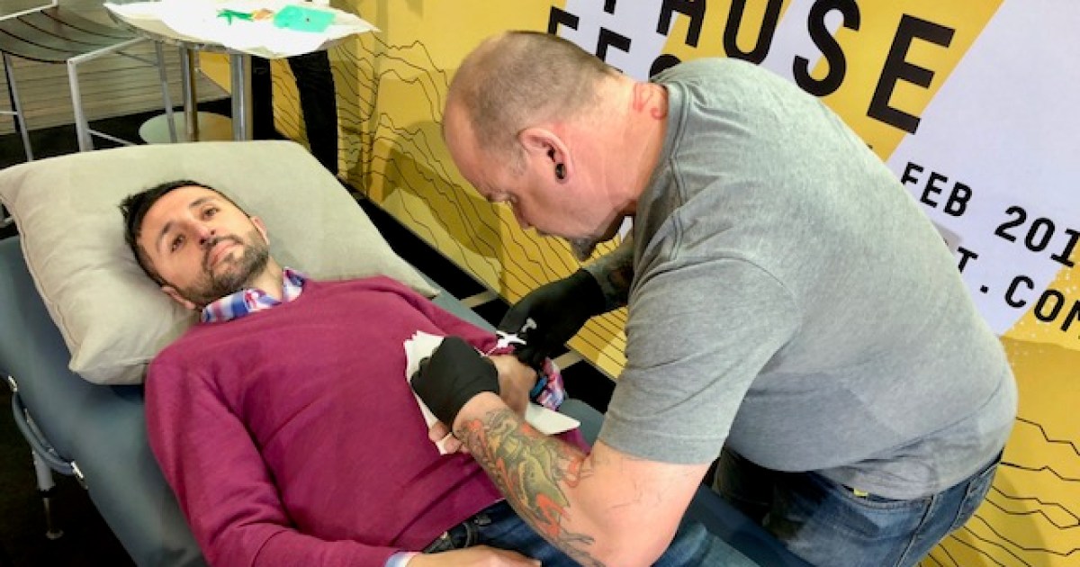 Tech festival launches with injectable microchips ... under the skin ...