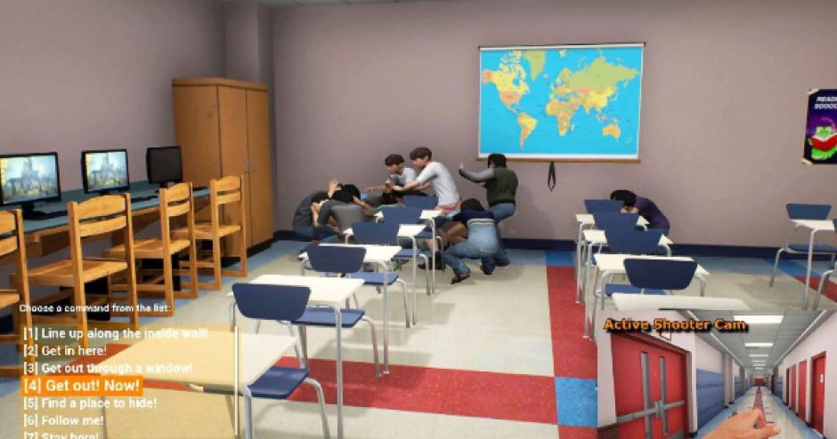 War simulator modified to prepare teachers for school shootings