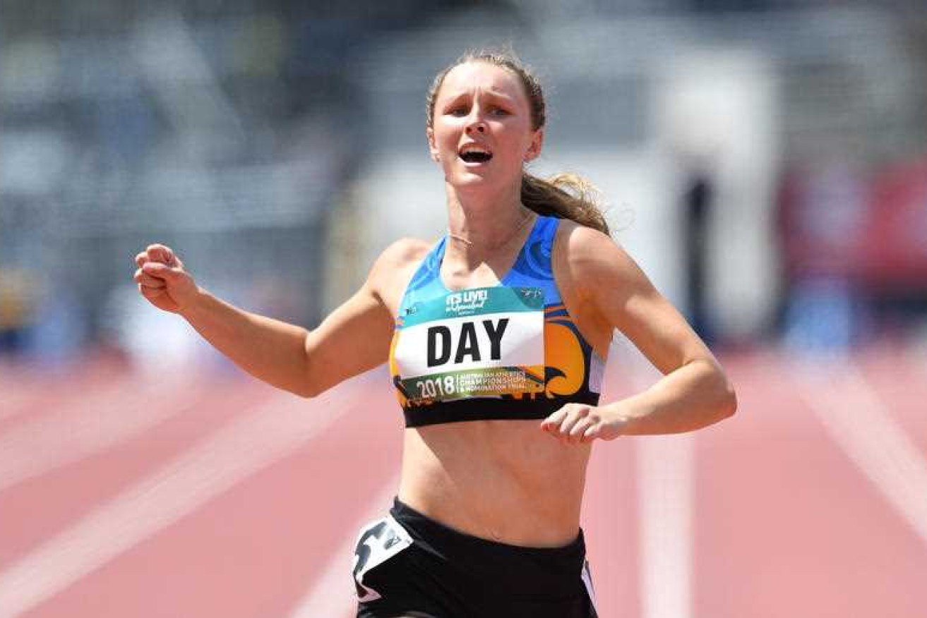 Teenager Riley Day completes 100m-200m athletics double