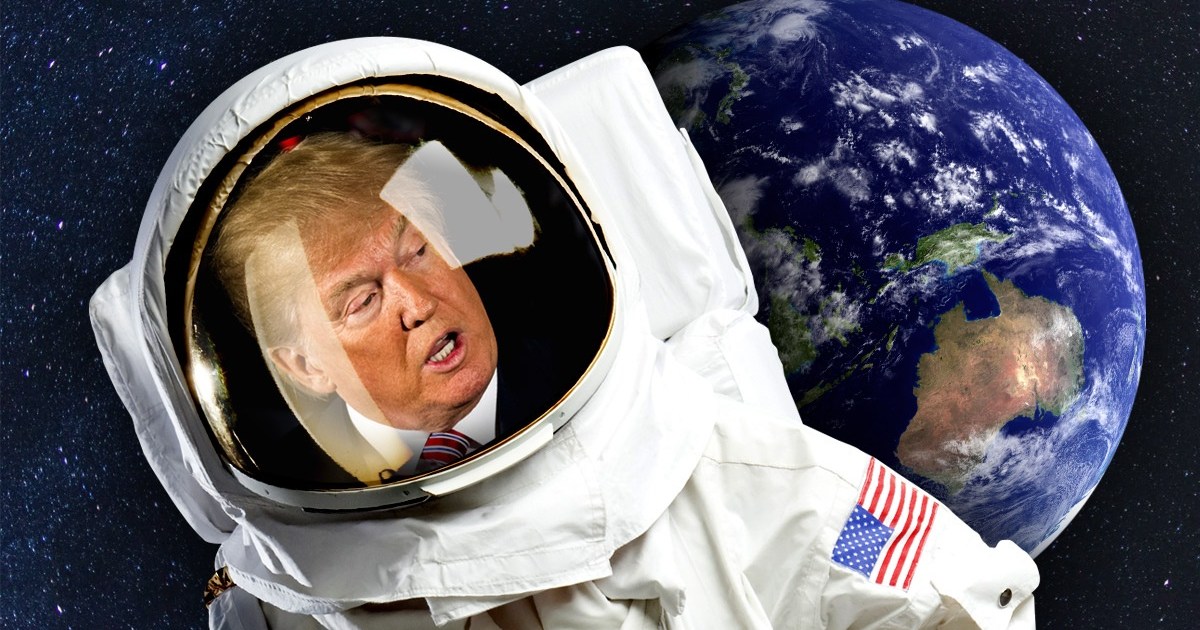 Donald Trump proposes 'Space Force' to battle in the stars