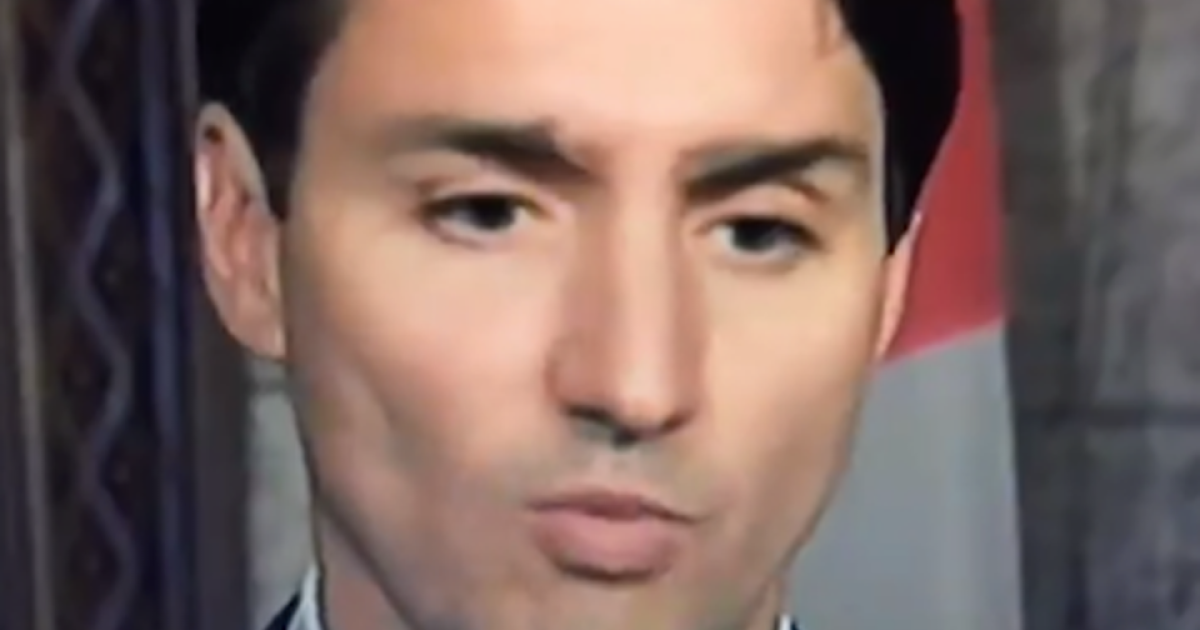 Justin Trudeau's 'fake' eyebrow