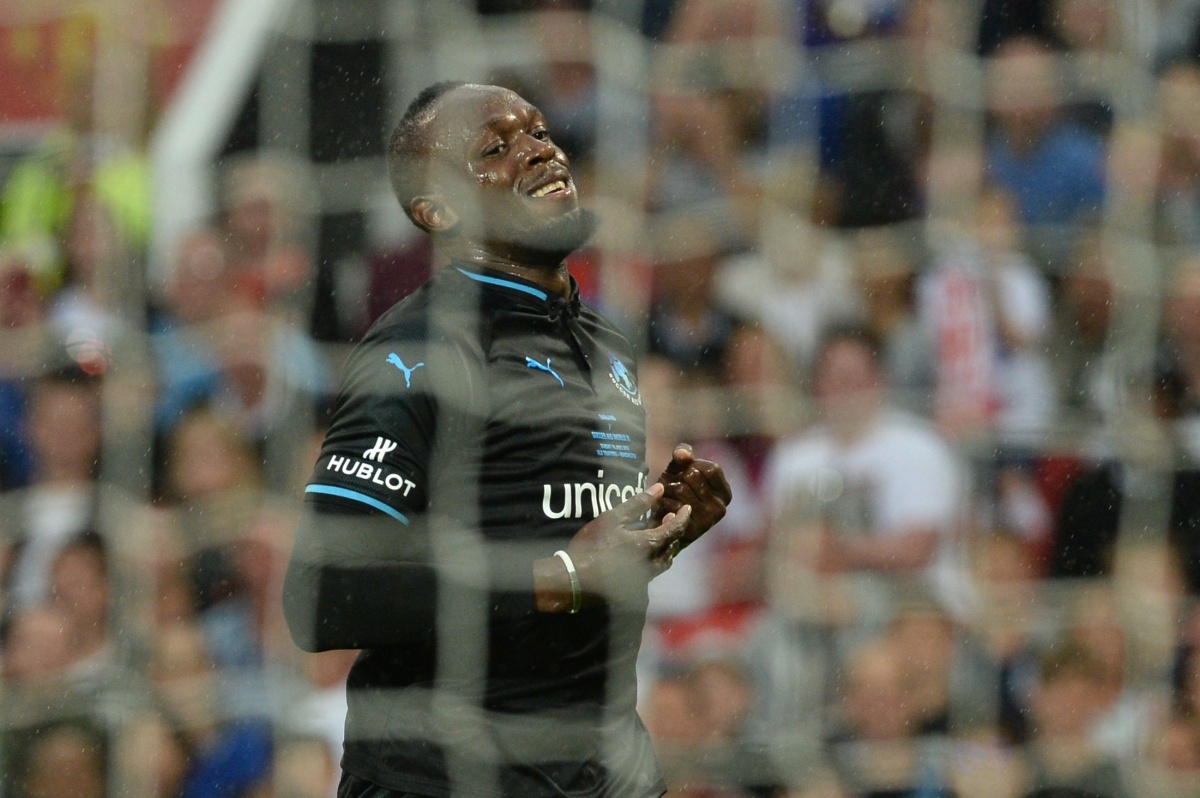 Speedster Usain Bolt up for a run in A-League