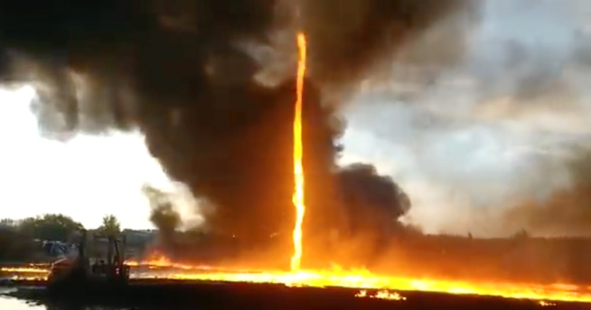 Firenado captured on video | The New Daily