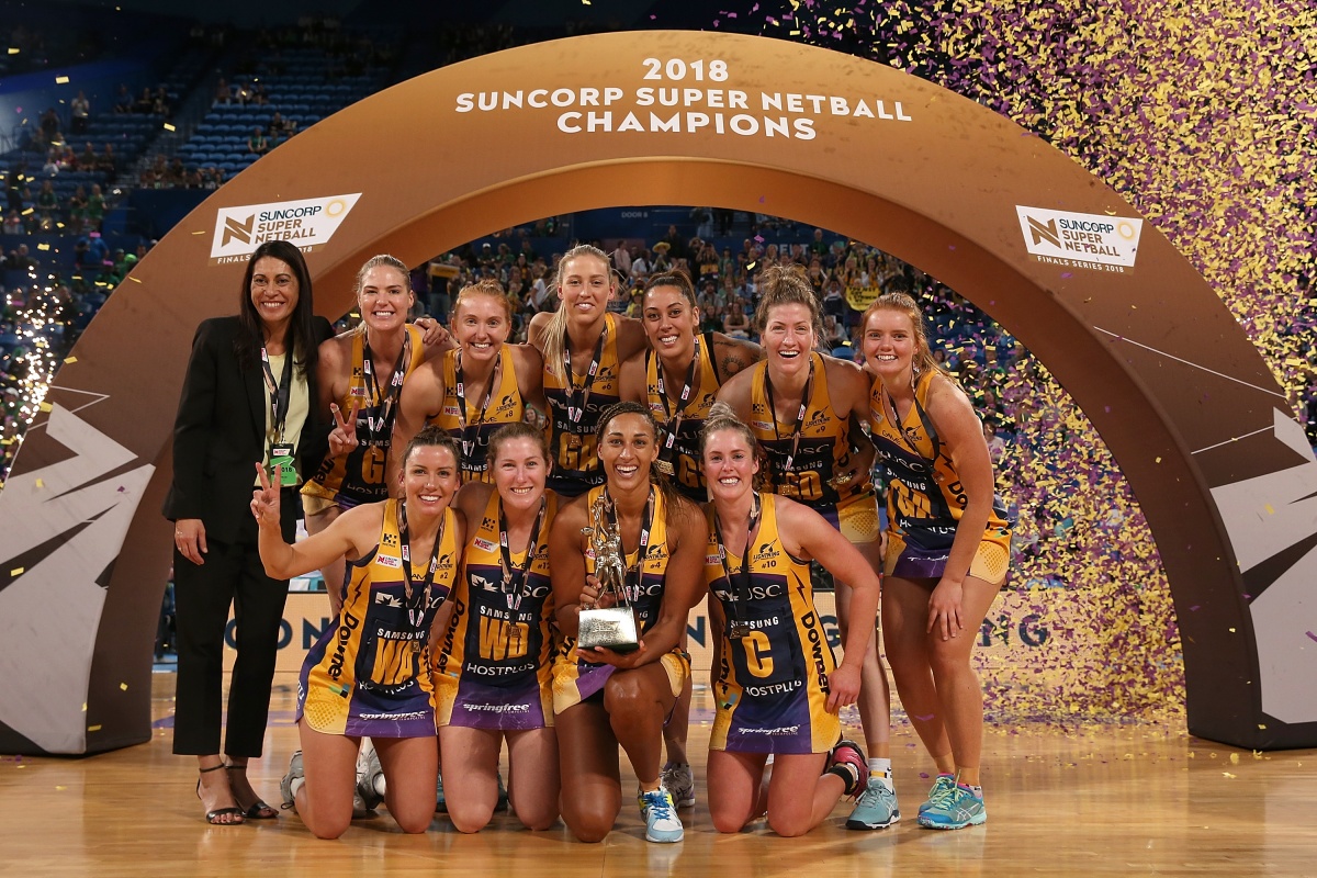 Lightning strikes twice to claim back-to-back Super Netball titles ...