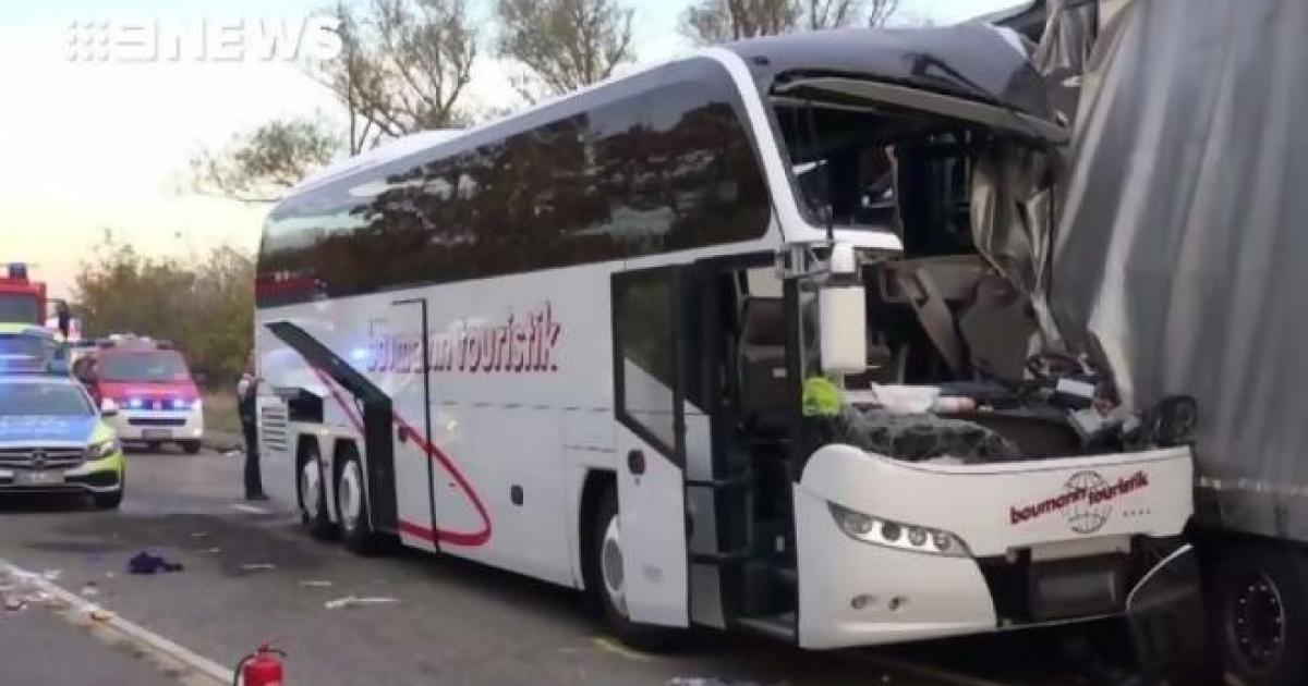Australians among 30 passengers injured in German bus crash