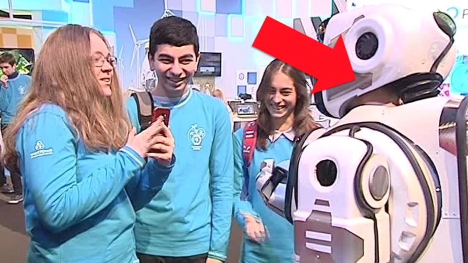 Boris the Russian high-tech robot is a man in suit | The New Daily