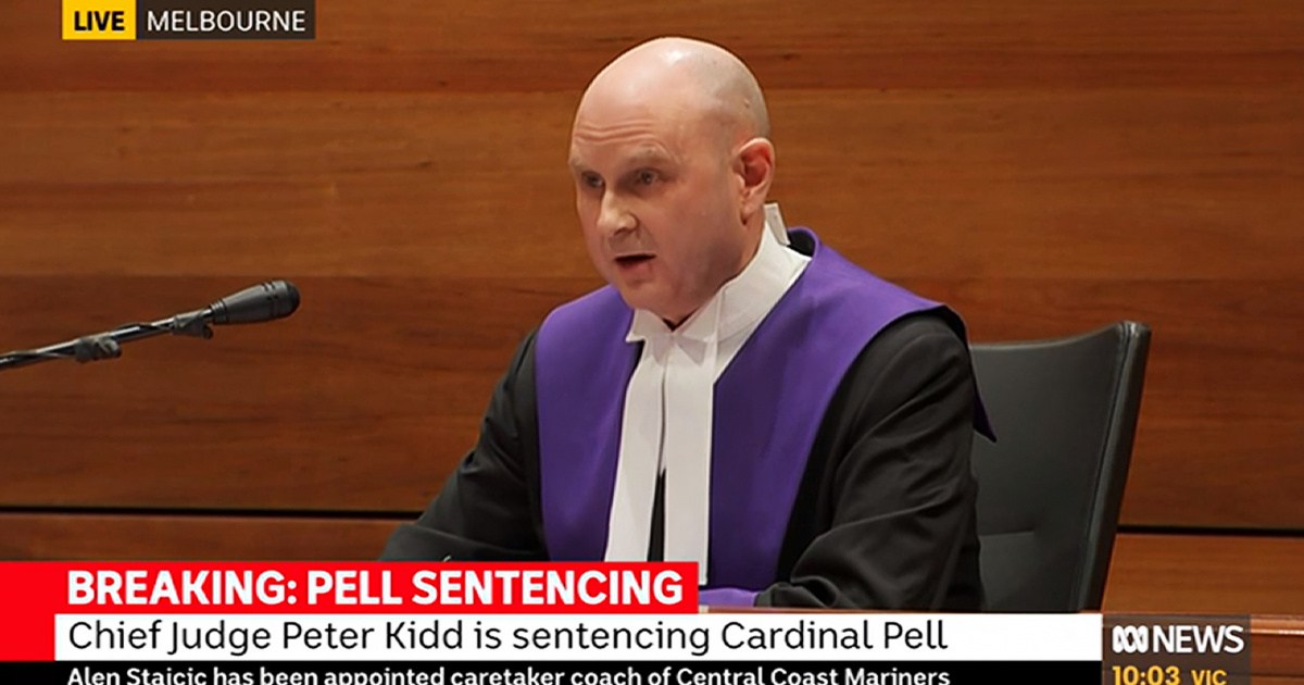 Peter Kidd: The judge who sentenced Cardinal George Pell
