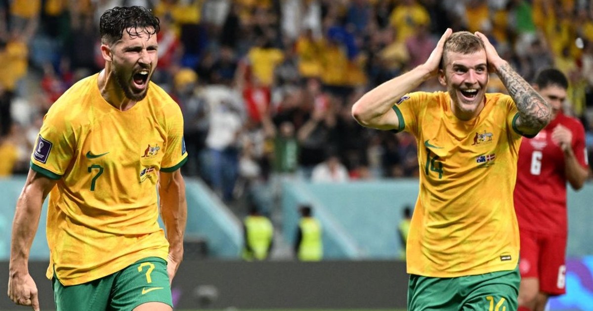 Brilliant goal seals Socceroos' historic World Cup win