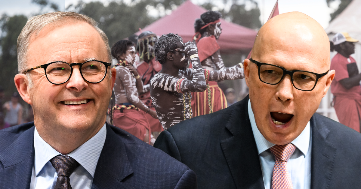 Divisive Voice rhetoric ends with a light-hearted spray