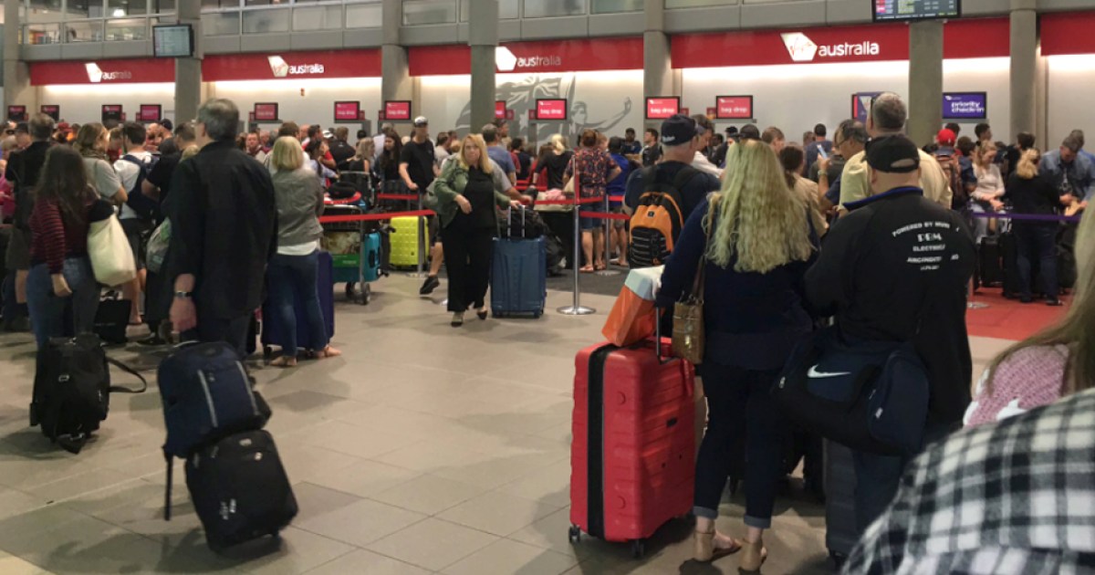 Passengers delayed as Virgin's check-in system crashes | The New Daily
