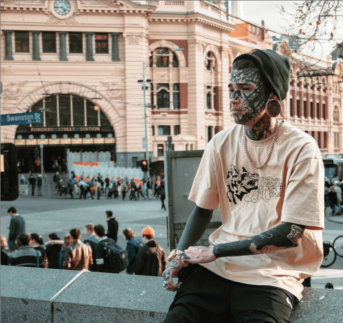 Tattooed 'Modboy' Ethan Bramble says he would never hurt women