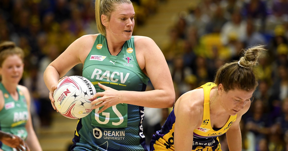 Super Netball: Vixens extinguish Lightning's fire to claim top spot on ...