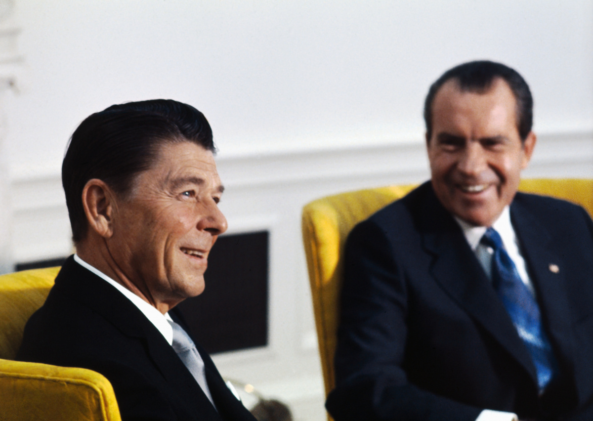 Reagan made racist remarks in taped conversation with Nixon