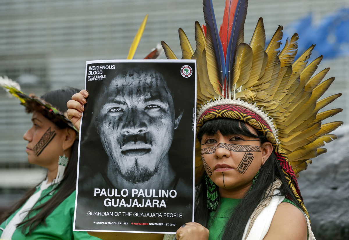 Murder of Amazon indigenous warrior highlights ‘the state of the world’