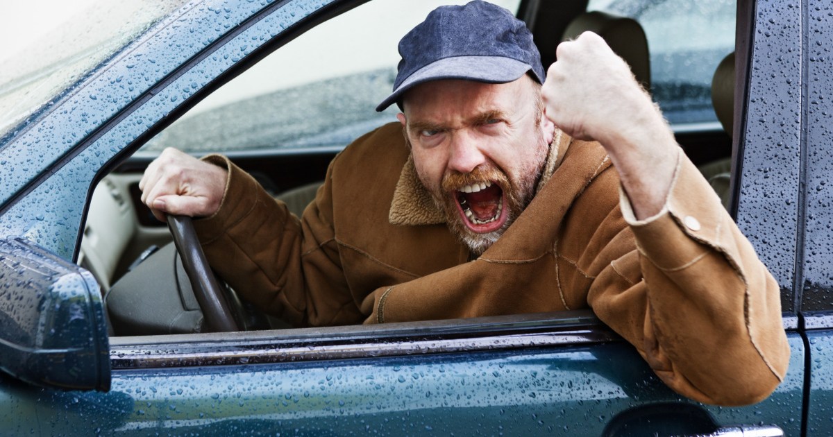 Road rage is on the rise in Australia, particularly in male drivers