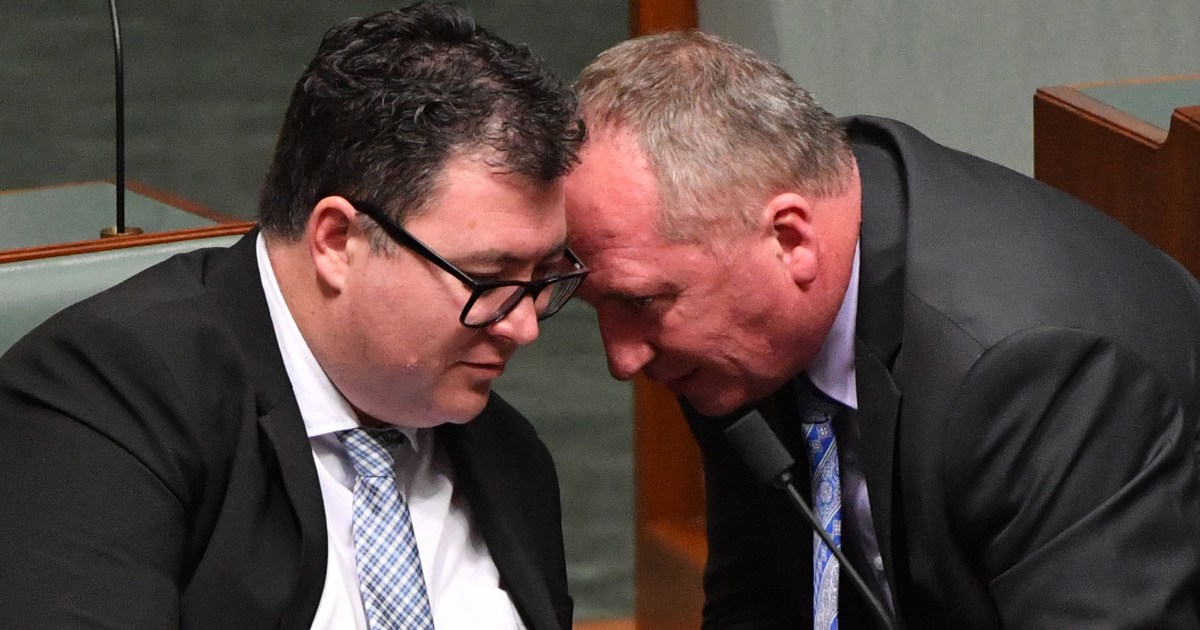 Barnaby Joyce doesn't want to make rogue MP worse | The New Daily