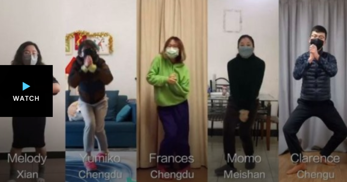 Coronavirus dance is contagious: How China is cheering itself up