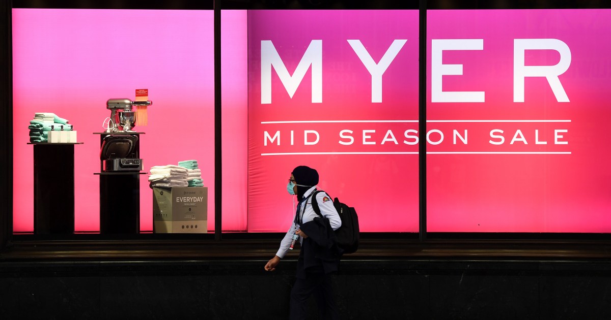 Myer to reopen all of its department stores by Wednesday