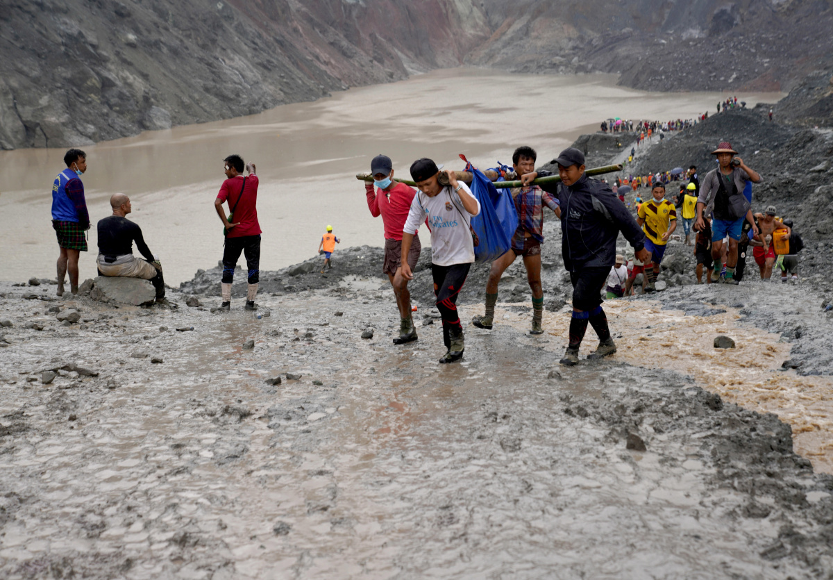 Search continues as at least 146 die in Myanmar mine landslide
