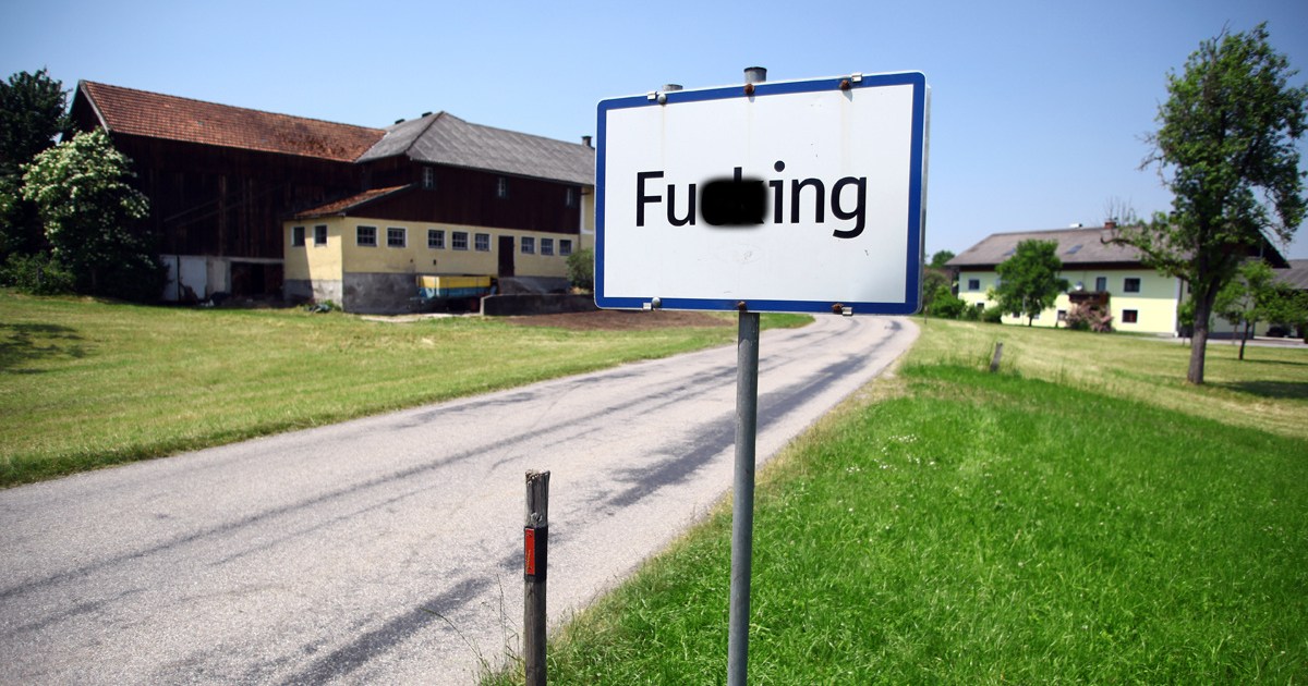 So Fugging over it ... Austrian village changes its name after 1000 years