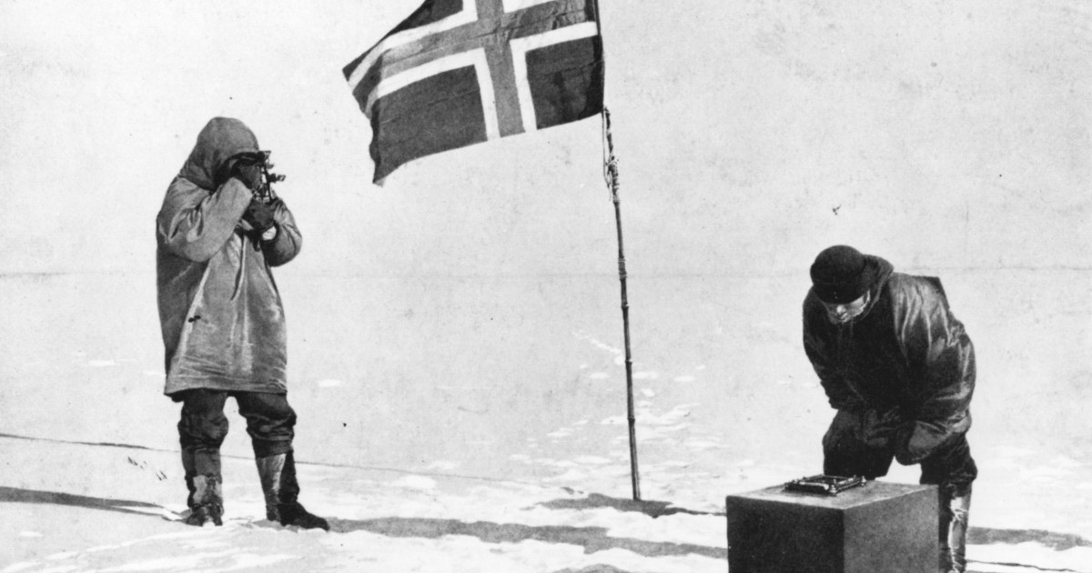 South Pole expedition: Roald Amundsen stakes his claim first