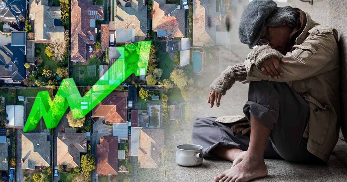 Progress on homelessness stalls as property market booms