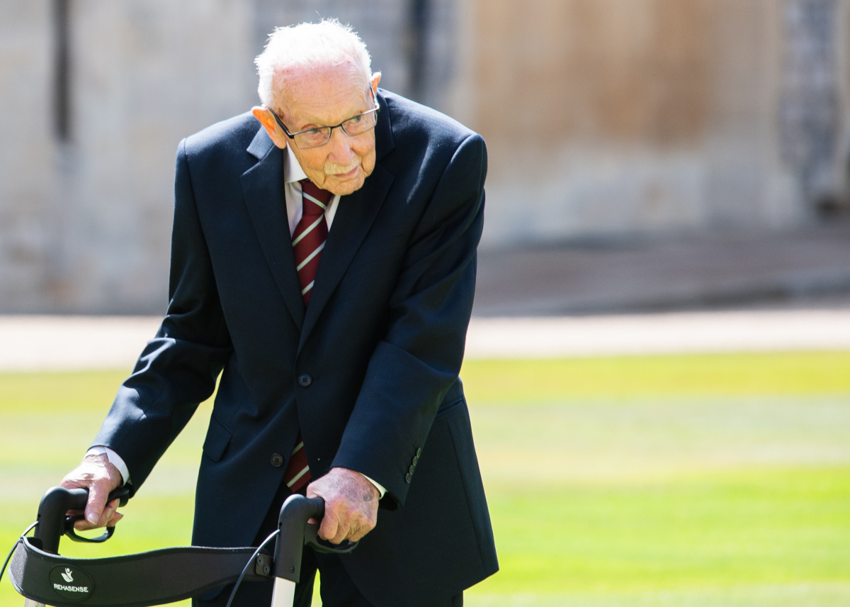 Captain Tom Moore, 100, in hospital with coronavirus