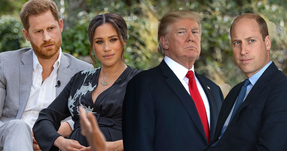 Donald Trump backs #Meghan2024, as Harry makes contact with William